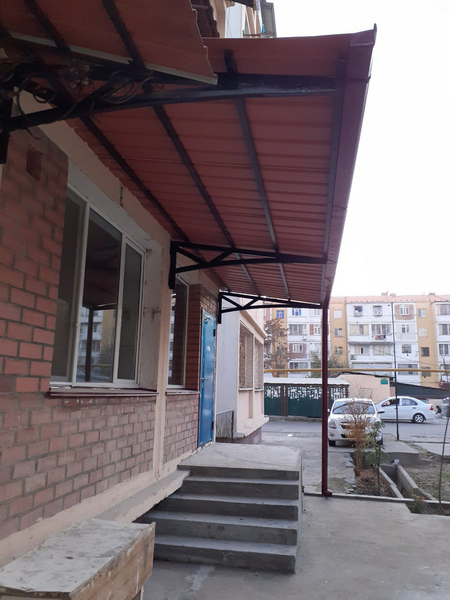 Бесшумные КОЗЫРЬКИ.Профнастиль из ПВХ (Акриловый пластмасс)