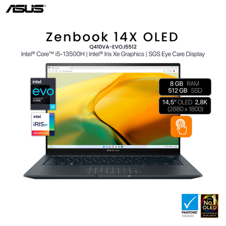 Zenbook 14X OLED (Q410) Intel® Core™ i5-13500H 8/512GB 14,5