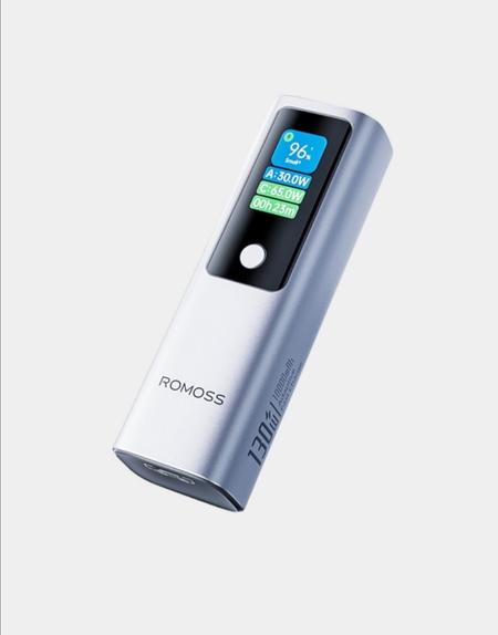 Повер банк Romos  130w 10.000mAh, Портативное зарядное устройство 130w