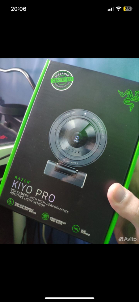 Razer Kiyo Pro | 1080p 60fps | Вебкамера