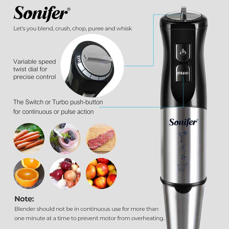 Доставка! Блендер Sonifer SF-8086 10 в1 bl12