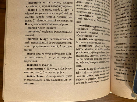 Словарь по итальянскому языку