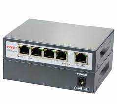 POE-31004P коммутатор PoE 4+1 порта