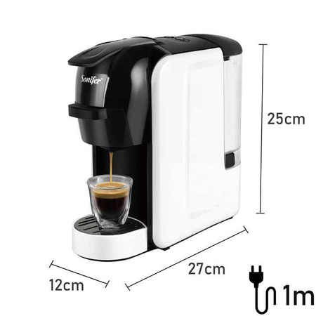 Кофемашина 3в1 Sonifer SF-3539 Dolce Gusto, Nespresso, Ground Coffee