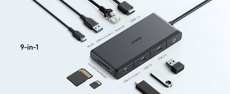 Anker 552 USB-C Hub (9-in-1, 4K HDMI)