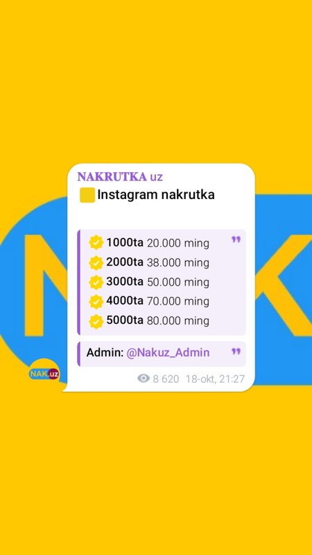 Nakrutka xizmatlari