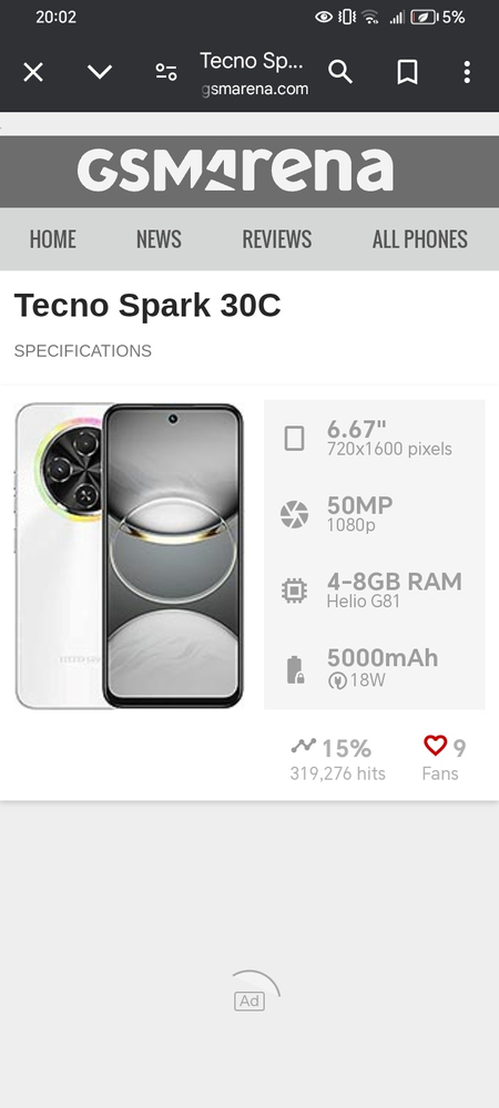 Tecno spark 30c\\nYangi ochilganiga 3kun buldi\\n120 chastota yangilanishi