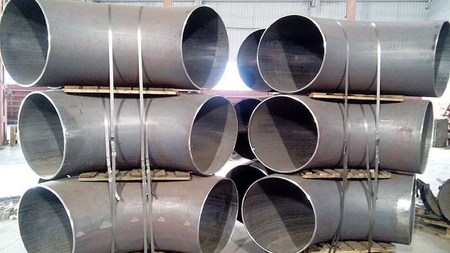 Отводы металлические 90 градусов 720x10 mm