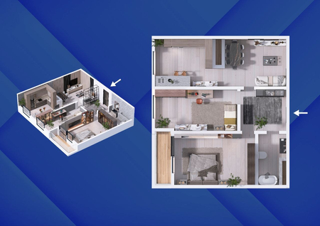 Продается квартира по Выгодной цене в ЖК New Life 3х комн. 82 м2 ‼️