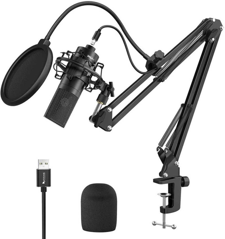 Микрофон для компьютера Fifne T669 pro 3,микрофон с пантографом