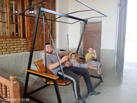 стол и стул, качели, железный мебели