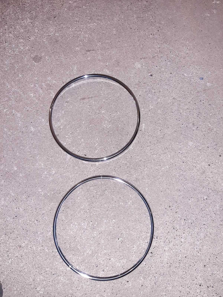 Передние фары на BMW E23 (Hella)