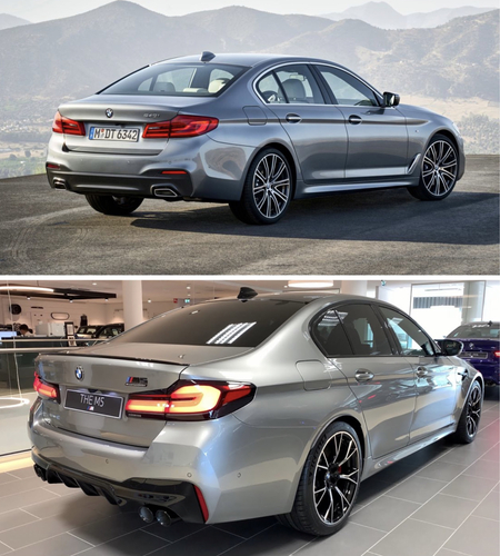 BMW G30 обвес M5 F90
