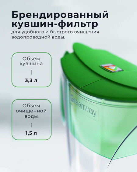 Кувшин-фильтр для воды Welllab Aqua PITCHER