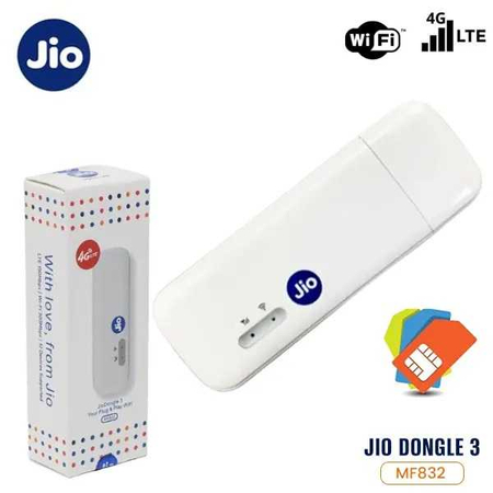 ДОСТАВКА БЕСПЛАТНО! Jio 4G MF832 - WIFI роутер(hotspot) USB модем