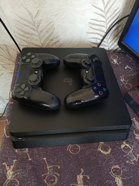 Ps4 playstation 4 slim с играми+3 месяц гарантия