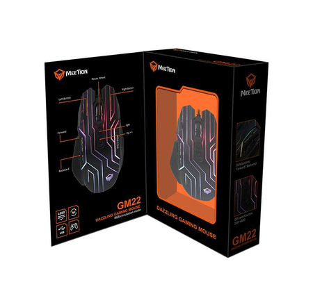 Игровая мышь с подсветкой Meetion GM22 Dazzling Gaming Mouse