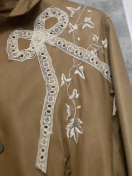 Итальянский кожаный пиджак Galliano