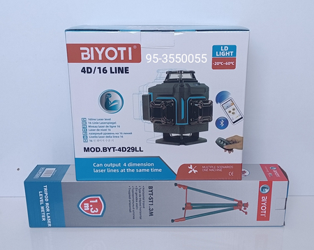 Лазерный уровень lazerniy uroven biyoti lazir 4D. 360G. 2024 yil.