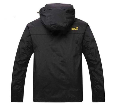 JackWolfskin (Германия) мужская тёплая зимняя куртка-штормовка 3 в 1.