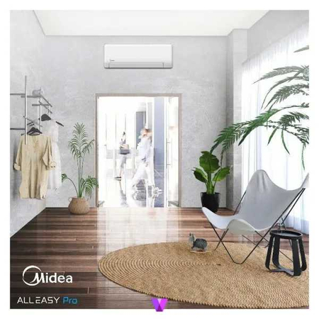 Кондиционер Midea All Easy Pro Inverter 9000 BTU/LOW VOLTAGE NEW PANEL