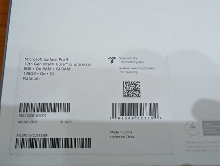 Surface Pro 9 Wi-Fi/Intel i5 8GB 256GB Sapphire с клавиатурой