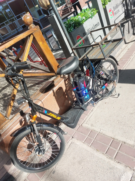 Elektro velosiped dastavkada ishlasela zòr bòladi