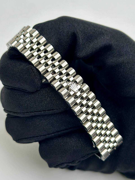 Rolex oyster datejust 31mm steel and white gold
