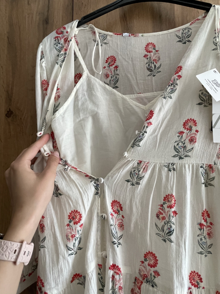 Хлопковое платье Zara
