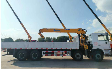 Кран манипулятор Shacman 8x4 F3000 16 тонн