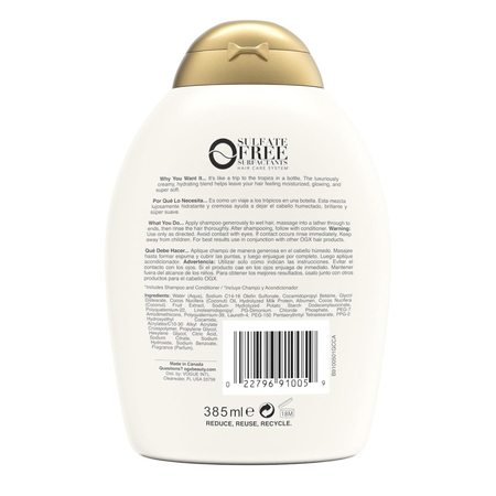 OgX coconut Milk shampoo