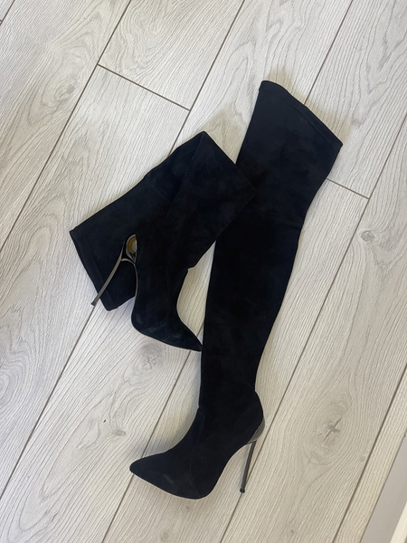 Сапоги ботфорты Casadei