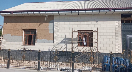 термотравертин ташки фасад учун