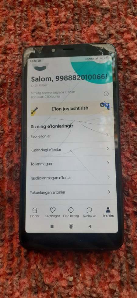 Редми 6А сотилади