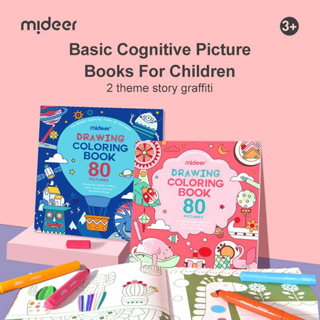 Раскраска в книжном виде от компании Mideer