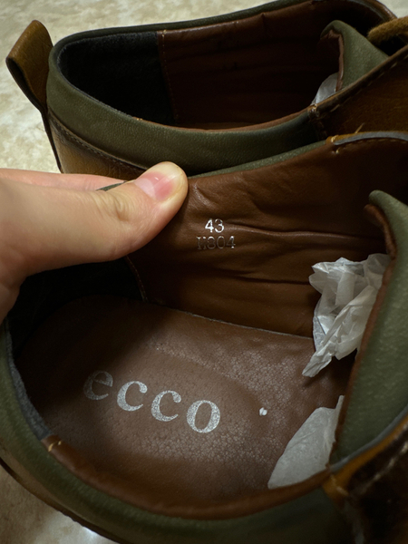 Мужские туфли ecco