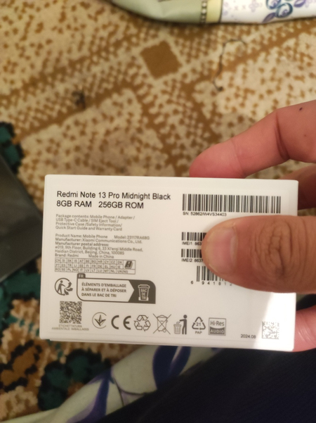 Redmi note 13 pro yangi kelishtirib beraman