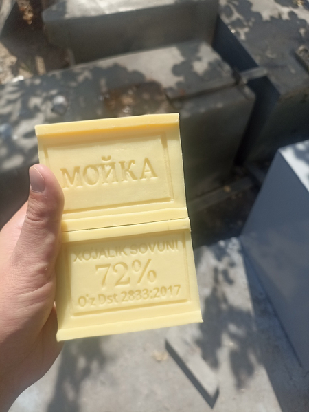 Sovun sotiladi 12500sum kiloga qiziqanla tel qisin