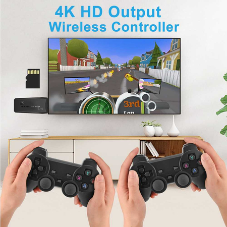 ДОСТАВКА! Игровая приставка Game Stick M8 Lite 4K 64GB + 2X Gamepad