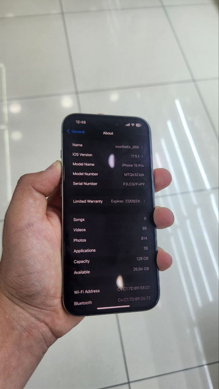 IPhone 15 pro.    .