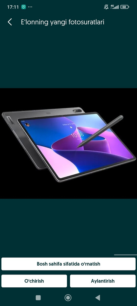 Planshet Lenovo Pad p12 pro AMOLED