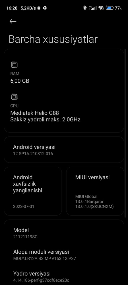 Redmi note 11 4G