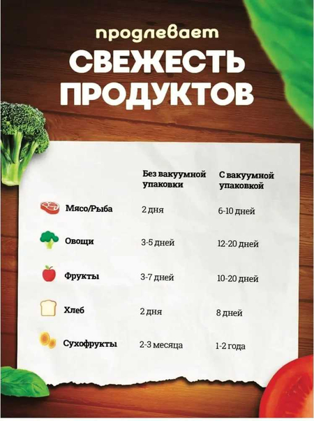 Vakum вакуумный упаковщик