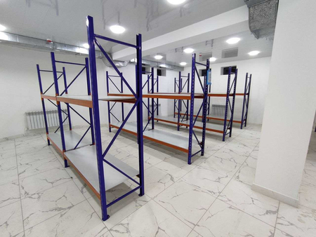 Складской металлический ЕВРО стеллаж МЕДЕУМ
