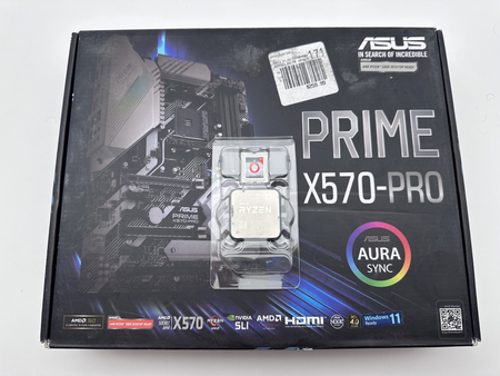 Комплект AM4 AMD Ryzen 7 5800X + Asus Prime X570-Pro DDR4