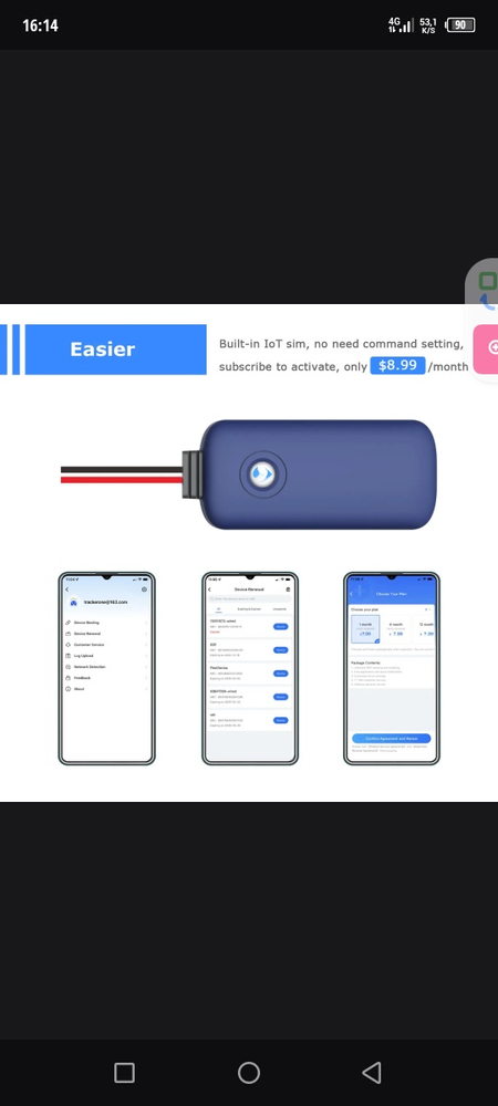 Мотоцикл скутера автомобилей Gps tracker