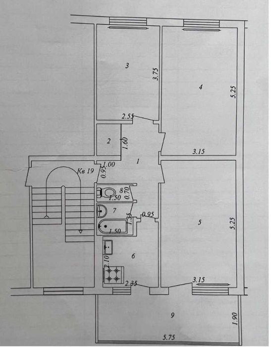 3-хона/70 кв. метро Тинчлик бекати ва Чиғатой дарвоза ўртасида(Б-3)