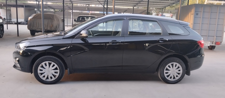 Lada vesta SW чёрная жемчужина