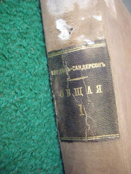 Практическй курс физиологии 1886 год издания