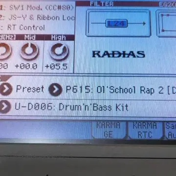 KORG M3  Расширитель звуков + вокодер